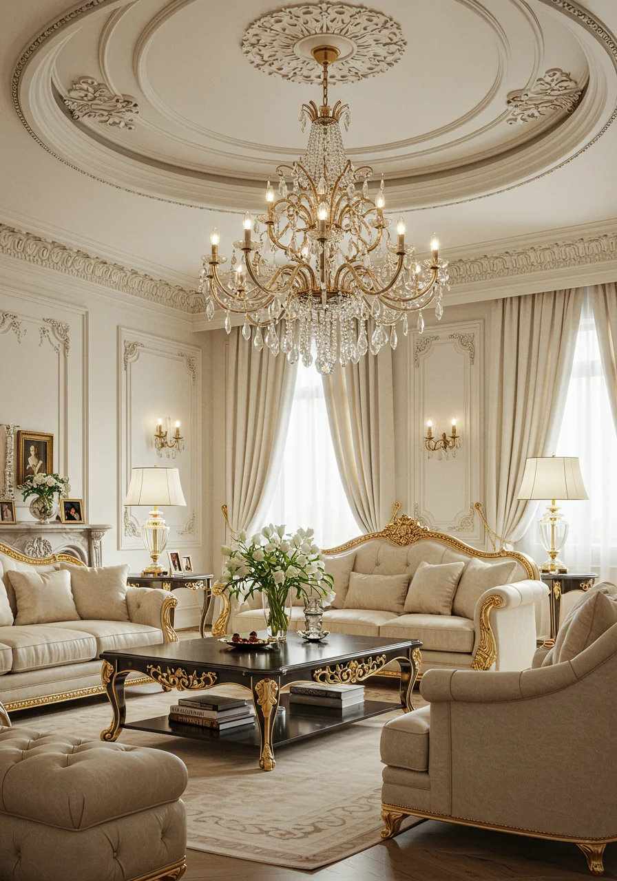 25 Luxury Chic Living Room Ideas in Cream and Beige for an Elegant Home - Decor Sly | Decor ...