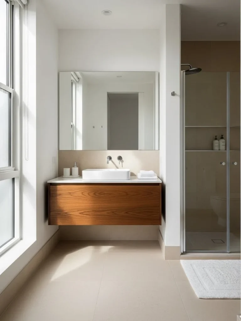 35 Stunning Sand Beige and White Bathroom Ideas for Modern Homes ...